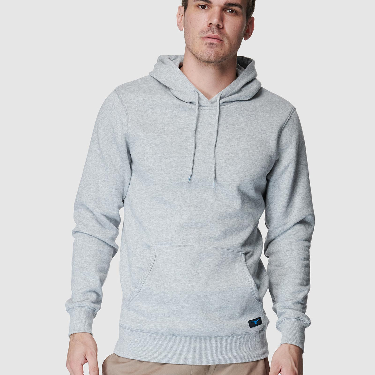 Mens Basic Pullover Grey Marle – ELWD WORKWEAR