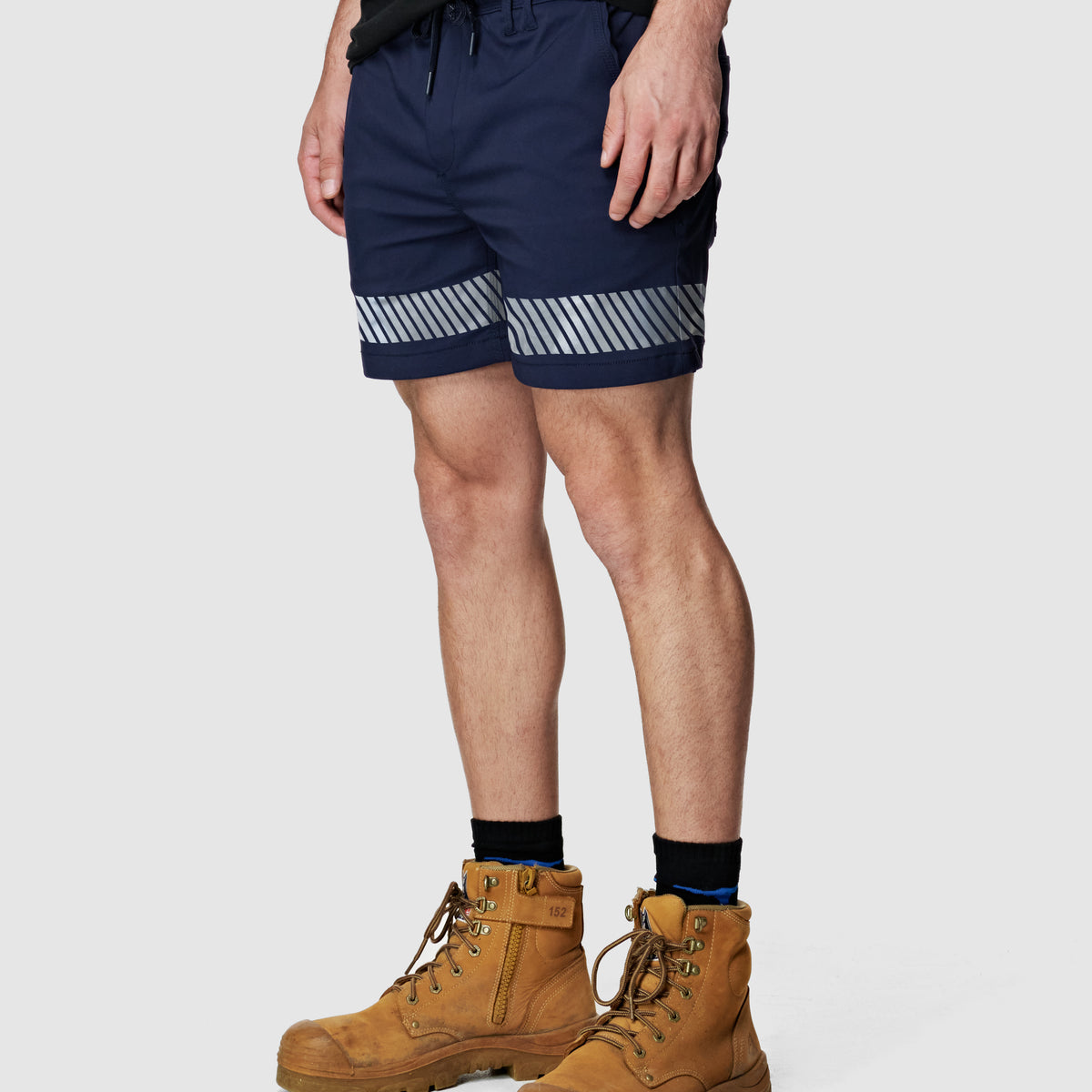 Mens Reflective Elastic Light Short – ELWD WORKWEAR